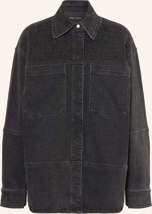 Inwear Inwear Jeansjacke Junaiw Mit Schmucksteinen grau