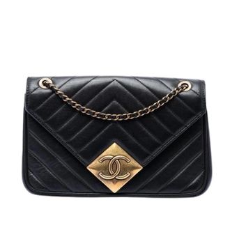 Chanel Pre-owned gesteppte Lammleder Umh&auml;ngetasche - - Pre-owned - Damen - Schwarzk - ONE SIZE