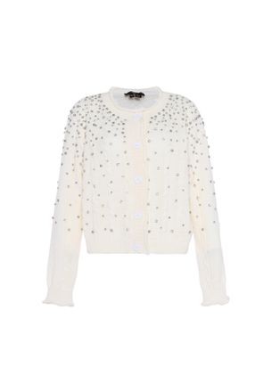 Faina Pullover Damen Wollwei&szlig;