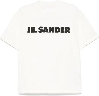 Jil Sander Rundhalspullover - Weiß