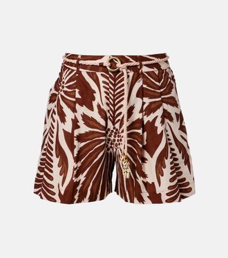 Poupette St Barth Short Chantal imprim&eacute; en coton