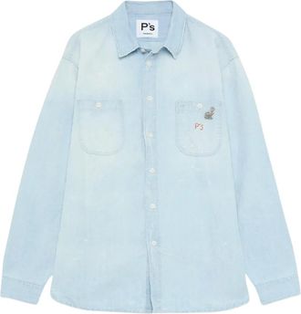 President's Homme, Chemises, Bleu, Taille: S Relaxed Shirt