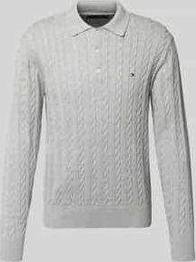 Tommy Hilfiger Regular Fit Strickpullover aus reiner Baumwolle