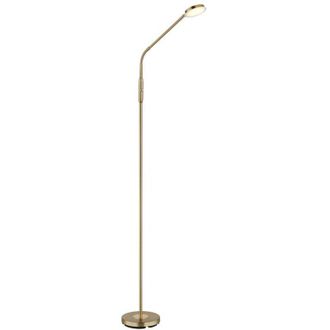 Globo Lighting Lampadaire, lampe sur pied, lampe dappoint, LED, couleur laiton, variateur tactile, H 173 cm