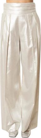 Jijil Femme, Pantalons, Gris, Taille: 36 FR Pantalone laminato