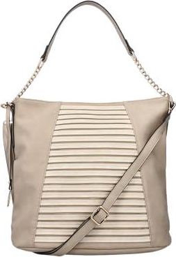 Rieker H1508 Sac à bandoulière pour femme Motif rayures, beige, Einheitsgröße