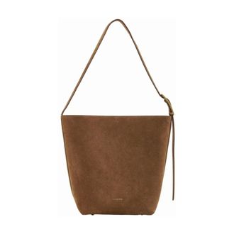 Anine Bing Femme, Sacs, Brun, Taille: ONE Size Elly Bucket Bag Suede
