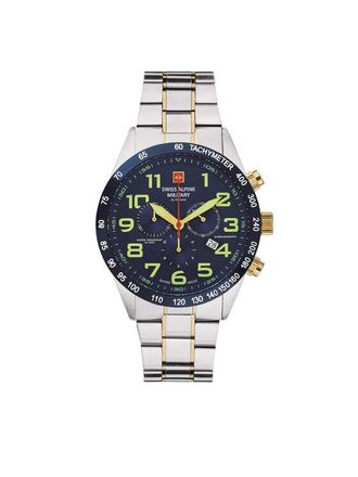 Swiss Alpine Military Uhr 7047.9145 Silberfarben