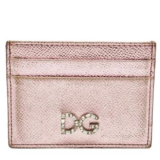 Dolce & Gabbana Pre-owned Leder-Geldb&ouml;rse - - Pre-owned - Damen - Rosa - ONE SIZE