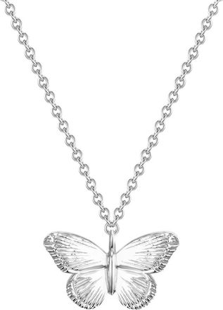 Glanzst&uuml;cke M&uuml;nchen Halskette - Sterling Silber Halskette Schmetterling - Gr. unisize - in Silber - f&uuml;r Damen