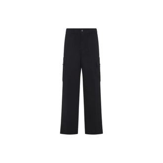 Dries Van Noten Pantalon Cargo Large - Homme - Pantalons - Noir - Taille: XL