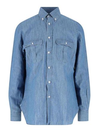 Finamore Chemise - Bleu