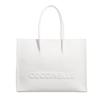 Coccinelle Shopper & Totes - Coccinelle Myrtha Maxi Log - Gr. unisize - in Wei&szlig; - f&uuml;r Damen