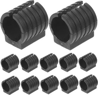 Valiclud 50 Stück U förmige Stuhlbein schutzkappen rutschfeste Kunststoff hüllen für Bürostühle Bodenschutz für Hartholzböden Einfache Montage Kratzfeste Möbel