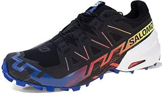 Salomon L47202300 Speedcross 6 Sneaker Unisex Noir/Surf Le Web/sécurité Jaune EU 43 1/3