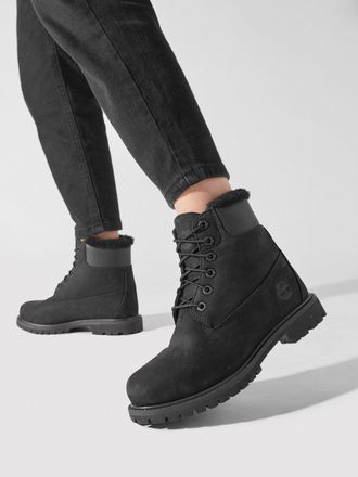 Timberland Schn&uuml;rstiefeletten Timberland 6In Premium Shearling TB0A1U7S0011 Schwarz