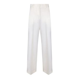 Msgm Wei&szlig;e- schicke Hosen - - Trousers - Damen - Wei&szlig; - L