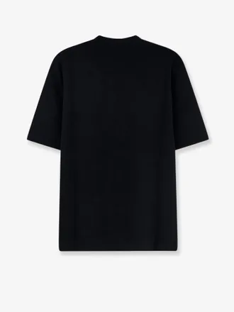 Hev&ograve; Mens Sweater Crewneck Viscose Blend Black