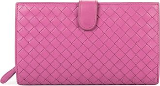 Bottega Veneta Crossbody Bags - Intrecciato Wallet - Gr. unisize - in Violett - f&uuml;r Damen