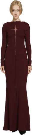 Daisy Knights Slubbed Rib Dress with Frayed Edges