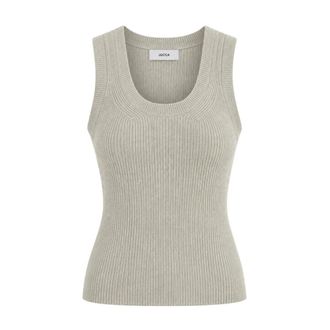 Jucca &Auml;rmelloses Oberteil - - Tops - Damen - Beige - L