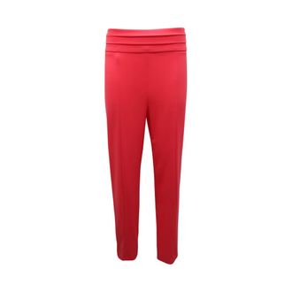 Patrizia Pepe Elegante Abendhose mit seitlichem Rei&szlig;verschluss - - Trousers - Damen - Rosa - XL