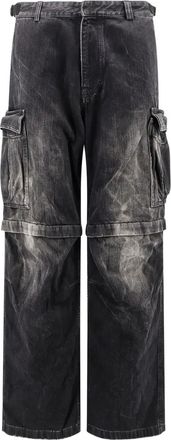 Balenciaga jean à poches cargo - Noir