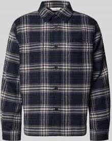 Selected Hemdjacke mit durchgehender Knopfleiste