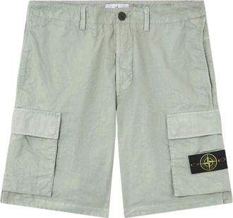 Stone Island Homme, Shorts, Vert, Taille: W32 Bermuda Cargo