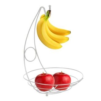Generico Panier De Fruits - Stockage De L&eacute;gumes De Banc De Fer, Support En M&eacute;tal | 7 Cm Moderne Organisateur De Stockage En Fer &Eacute;lectroplam&eacute; Cuisine Bol De Fru