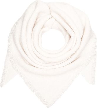 soccx Damen Triangle-Schal aus Bouclégarn Black, None