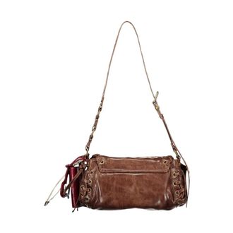 Desigual Geflochtene Umh&auml;ngetasche mit M&uuml;nzb&ouml;rse - - Bags - Damen - Braun - ONE SIZE