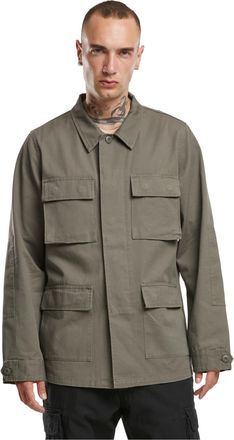 Brandit US BDU TWILL JACKE ARMY JACKET KAMPFJACKE ARMEE FELDJACKE FREIZEITJACKE, Gr&ouml;&szlig;e:3XL, Farbe:Oliv