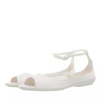 Calvin Klein Sandalen - Peep Toe Ballerina Lth - Gr. 37 (EU) - in Creme - f&uuml;r Damen