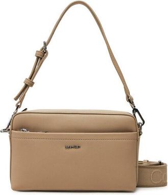 Calvin Klein Handtasche Ck Must Convertible Camera Bag K60K612901 Beige