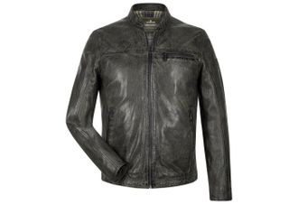 Milestone Lederjacke Herrenjacke aus Lammnappa Leder mit leichter F&uuml;tterung