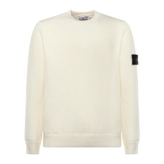 Stone Island Rundhals-Sweatshirt - - Sweatshirts & Hoodies - Herren - Beige - L