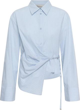 MY ESSENTIAL WARDROBE Femme, Blouses et Chemises, Bleu, Taille: 42 FR Bella Belt Shirt