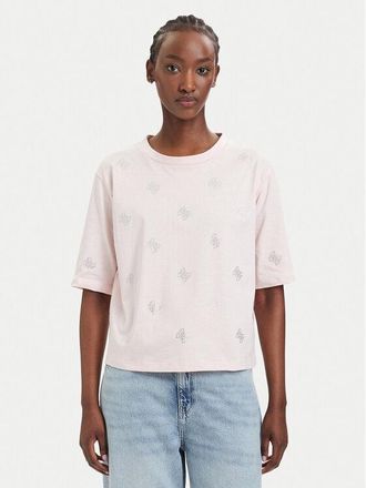 Guess T-Shirt V6GI18 K2985 Hellrosa Regular Fit