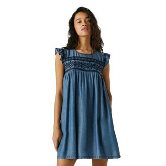 Pepe Jeans London Damen, Kleider, Blau, MGr&ouml;&szlig;e