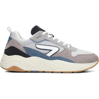 HUB Herren Sneakers Glide Wei&szlig; Blau Schwarz Grau - - Shoes - Herren - Mehrfarbig - 42 EU