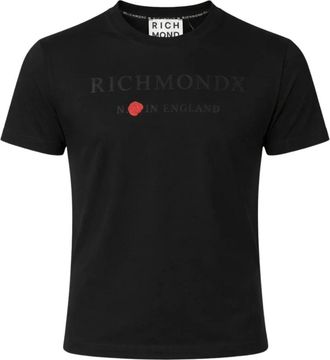 John Richmond Homme, Tops, Noir, Taille: XL T-Shirt