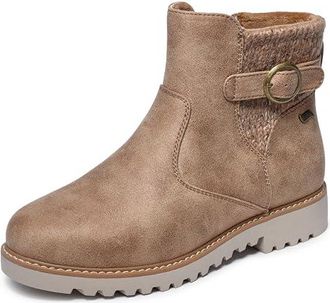 Skechers Bottines pour femme Arch Fit Marlie-Weekend Chat, châtaigne, 40 EU