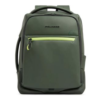 Piquadro Travel Laptop-Rucksack 15-6 - - Bags - Herren - Gr&uuml;n - ONE SIZE