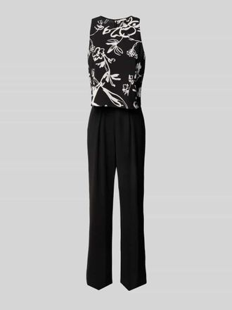s.Oliver Black Label Jumpsuit mit Rundhalsausschnitt