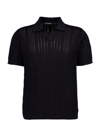 Karl Lagerfeld Herren Polo-Shirt schwarz