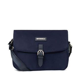 Pellet Sac port&eacute; travers - Compatible t&eacute;l&eacute;phone portable - Pour Femme - Collection Axelle - Bleu Nuit Mati&egrave;re d&eacute;perlante