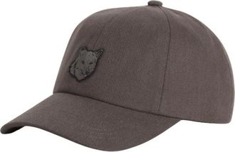 Maison Kitsun&eacute; Homme, Accessoires, Brun, Taille: ONE Size Fox Head Cap