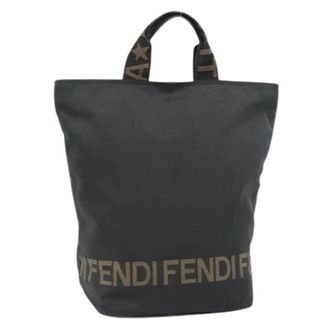Fendi Pre-owned Vintage Canvas Tote Bag - - Pre-owned - Damen - Schwarzk - ONE SIZE
