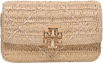 Tory Burch Femme, Sacs, Beige, Taille: ONE Size Britten Rafia Crochet